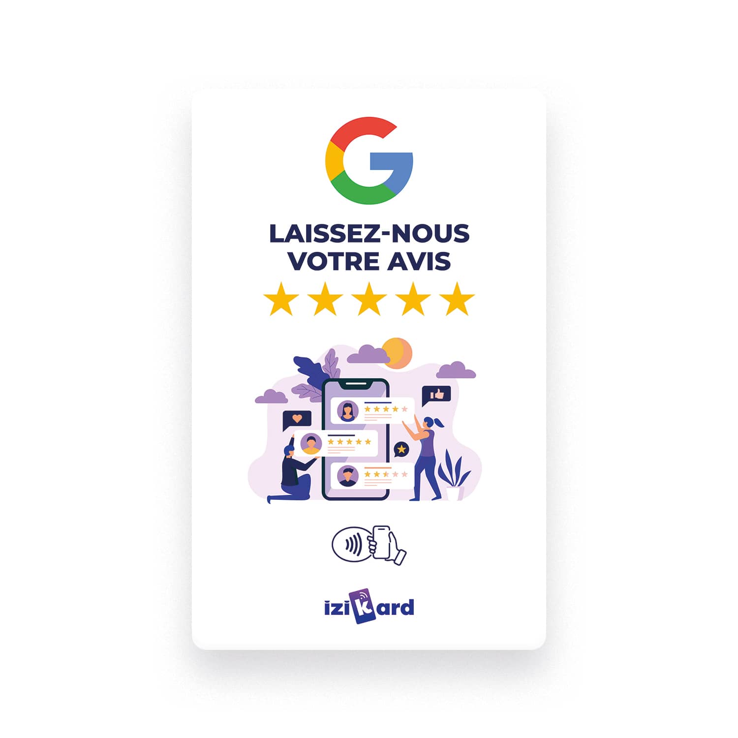 Cartes NFC Personnalisées | Cartes de Visite et Autres | Izikard